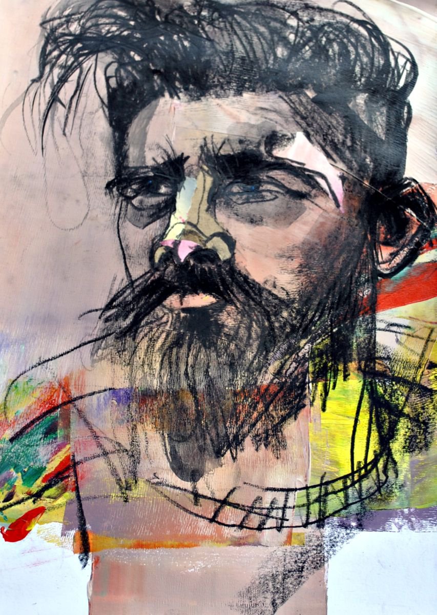 Melancholic portrait Drawing by Nevena Kostić | Artfinder