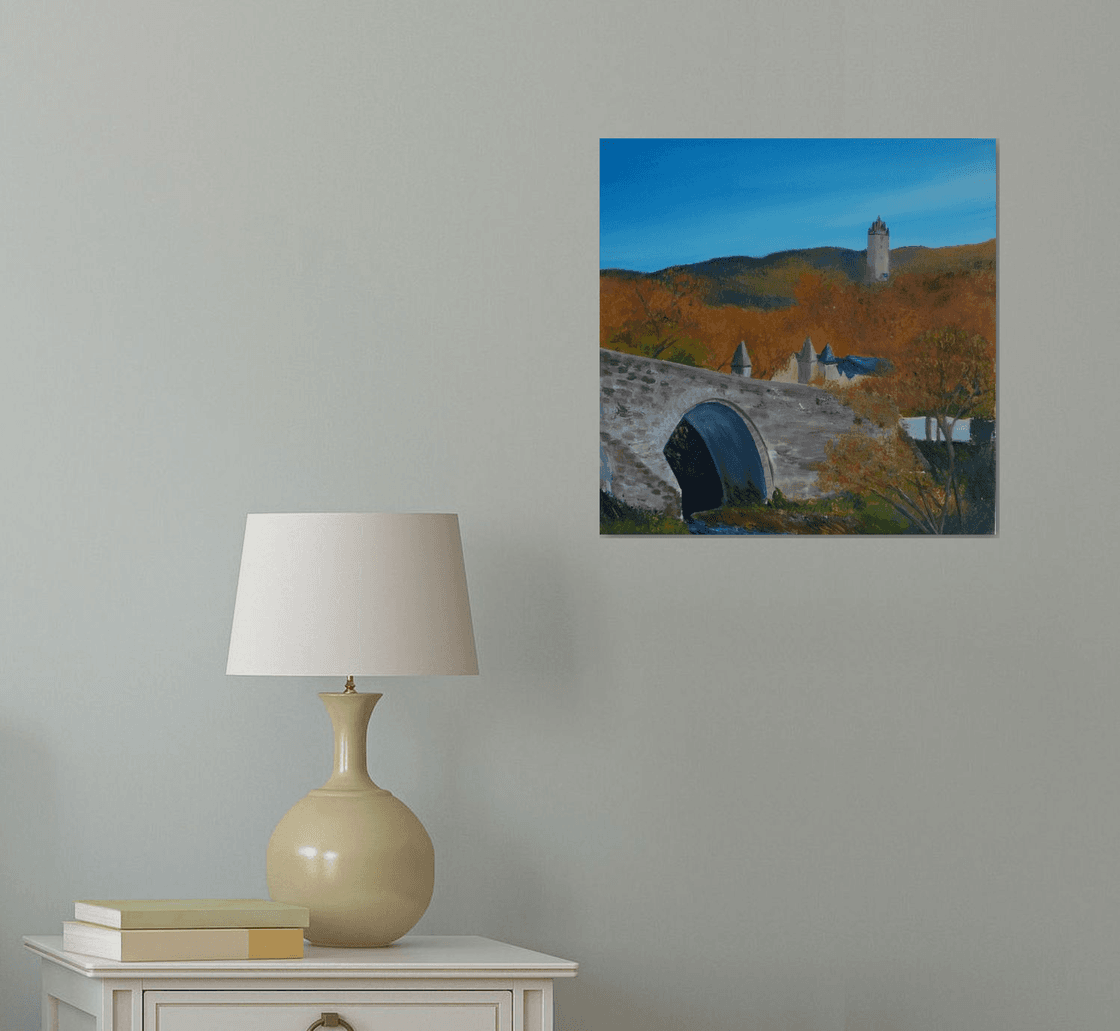 The Auld Brig, Stirling - A Scottish Landscape Painting: Margaret ...