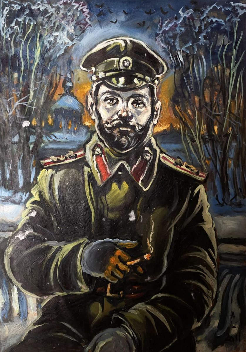 Portrait of Nicholas II Oil painting: Oleg and Alexander Litvinov ...