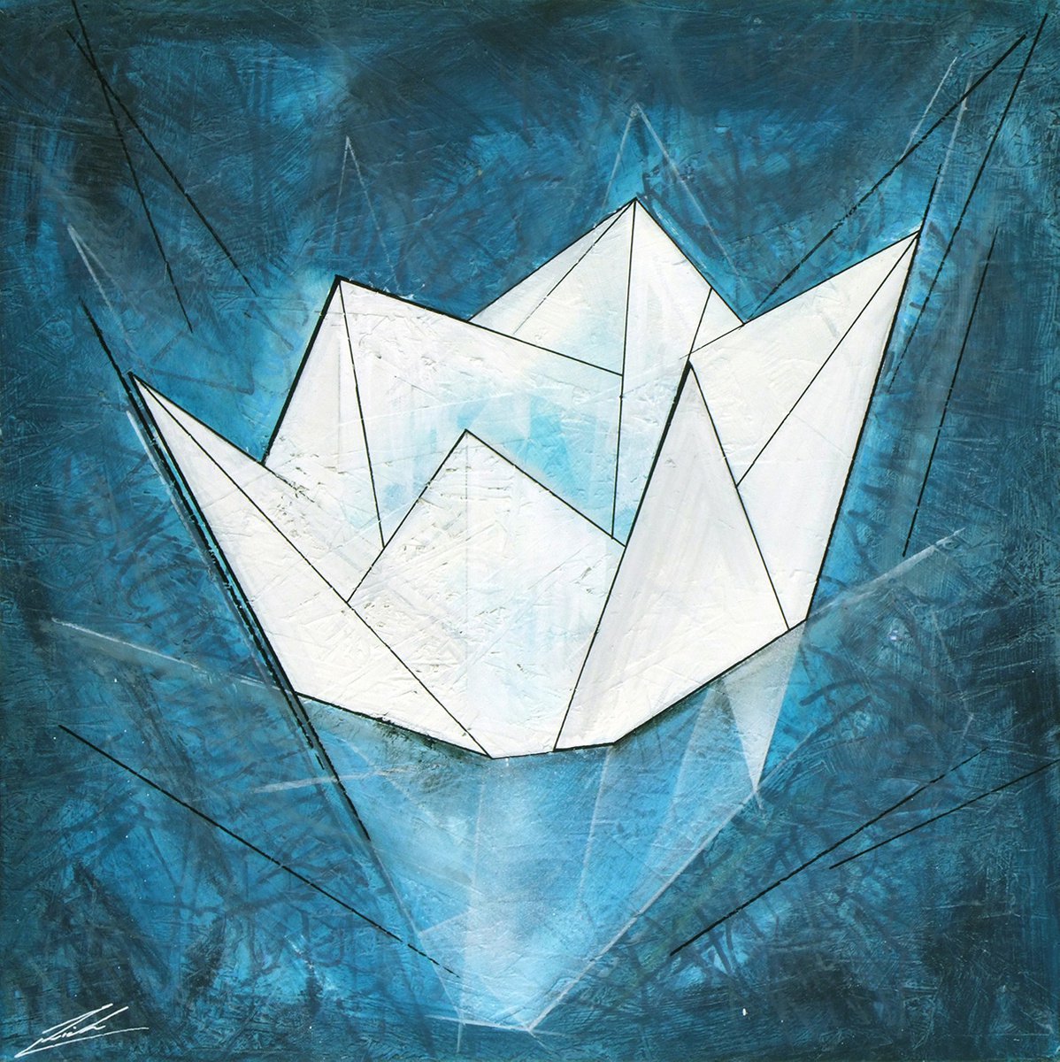 You Too Can Be Kings Mixed-media painting: Richard Yeomans | Artfinder