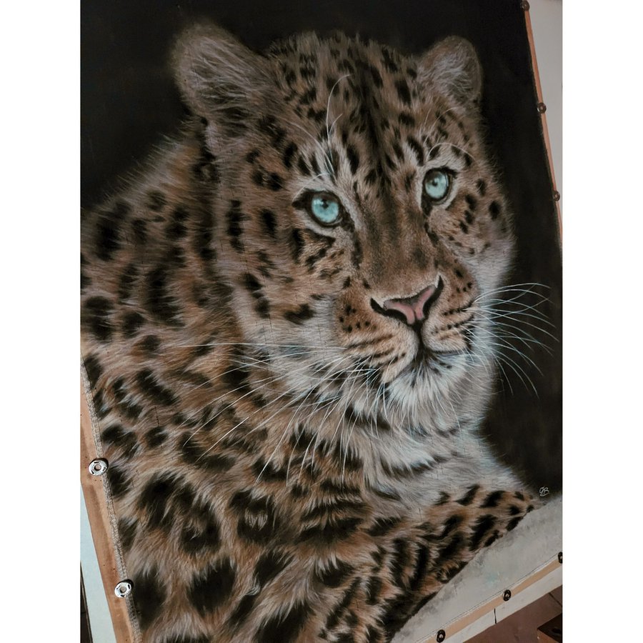 Night Leopard Acrylic painting: Olga Belova | Artfinder