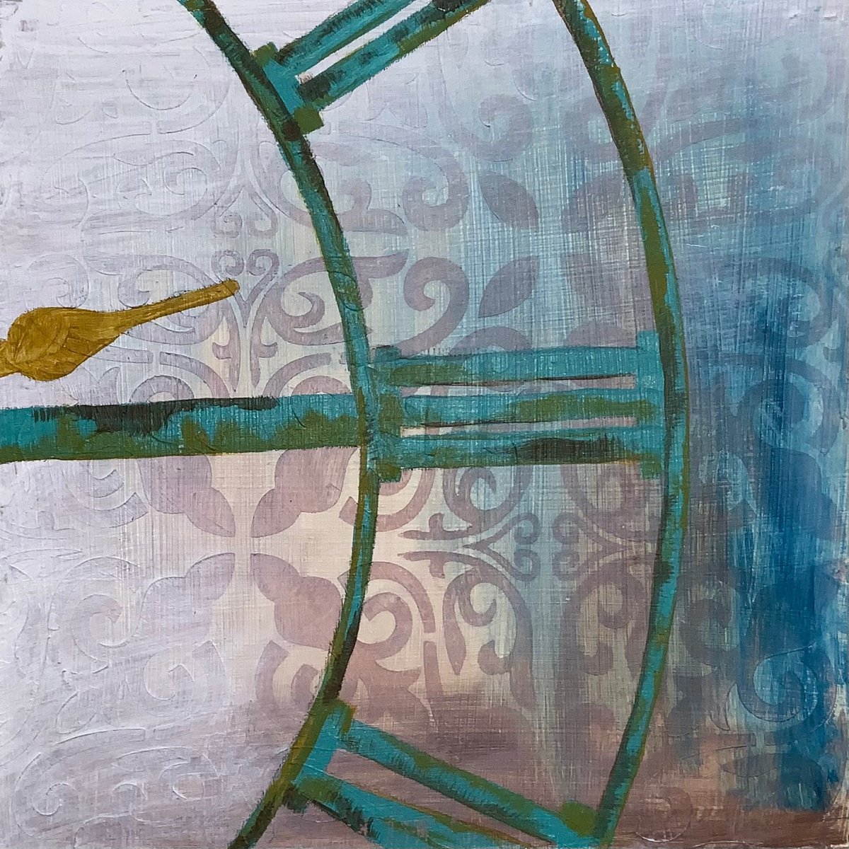 Time and pattern No.2 Oil painting by Megan Cheetham | Artfinder