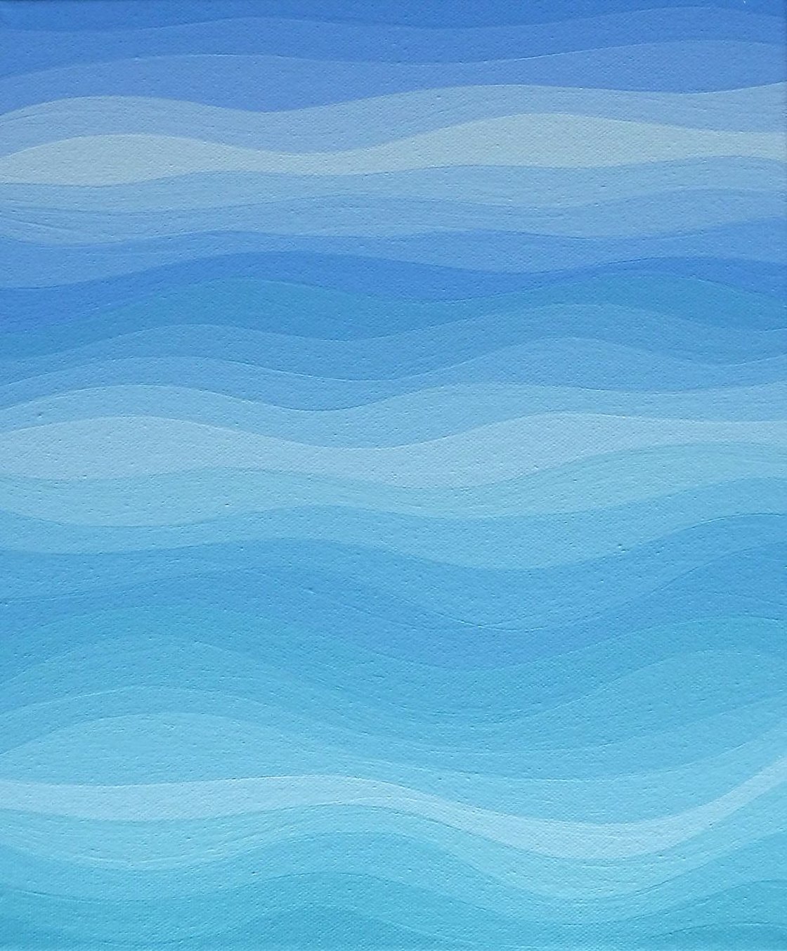 Ocean Waves Acrylic painting by Zoe Hattersley | Artfinder