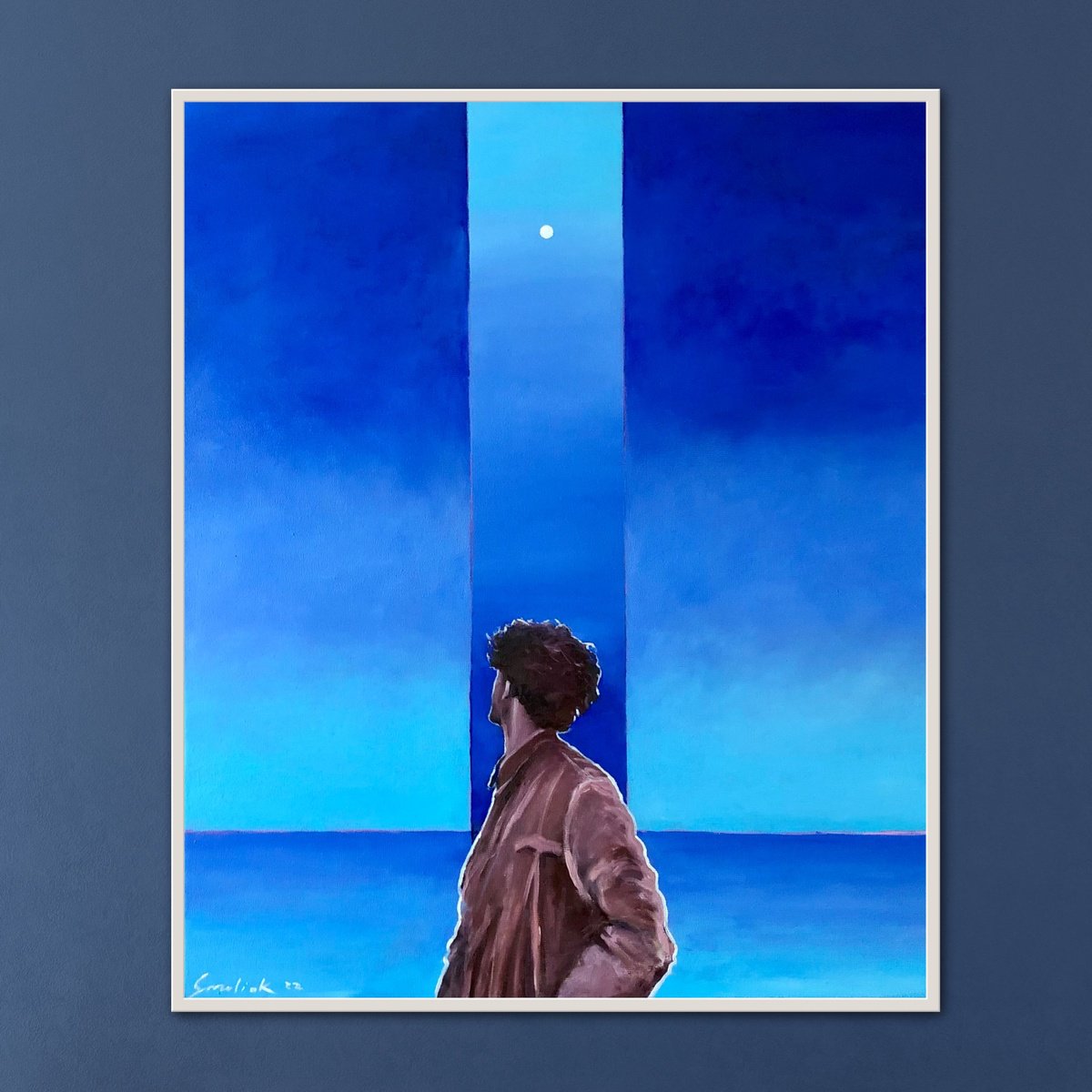One star. One man Oil painting: Volodymyr Smoliak | Artfinder