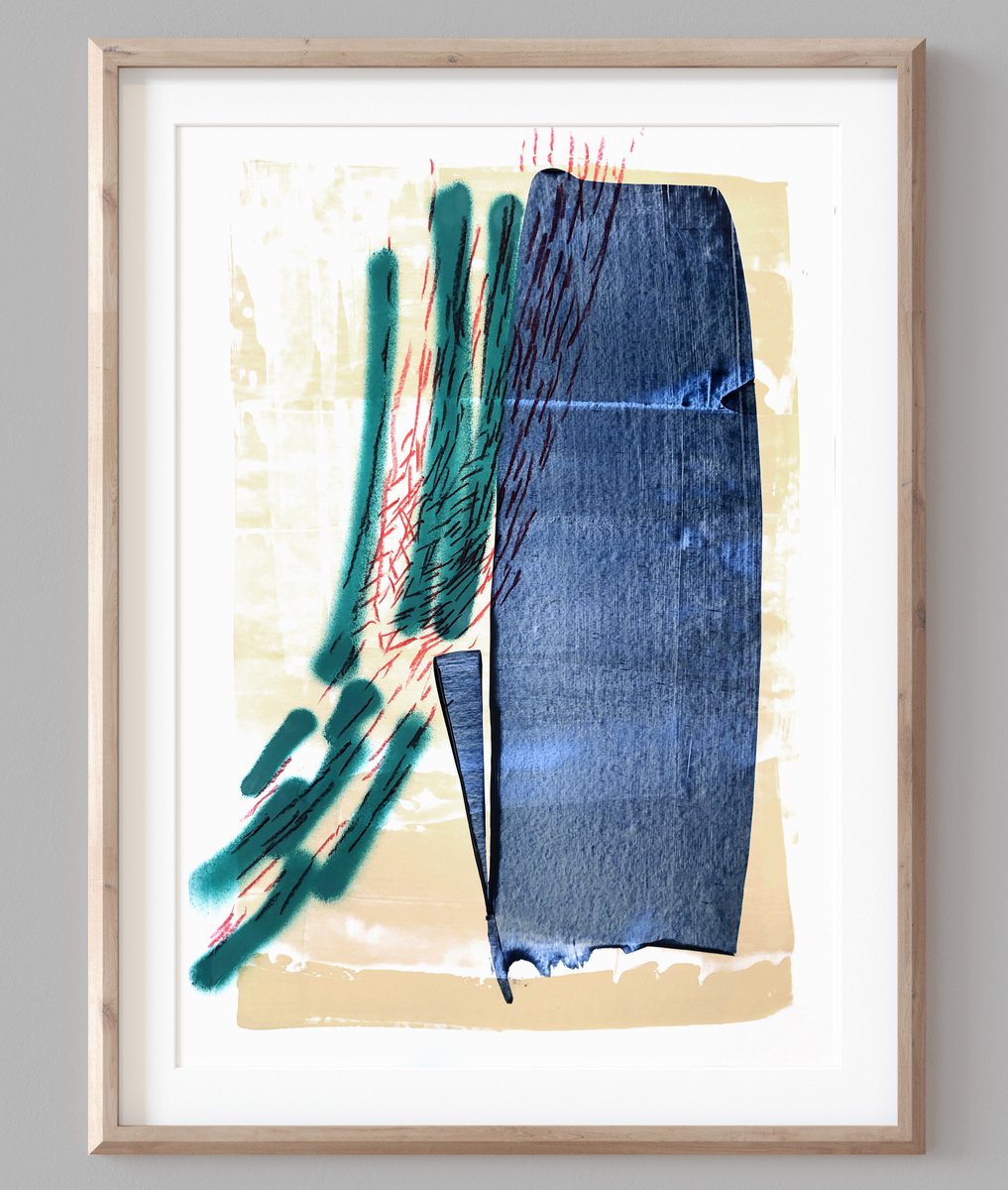 Abstract Breathing 3 Acrylic painting: Evgenia Makarova | Artfinder