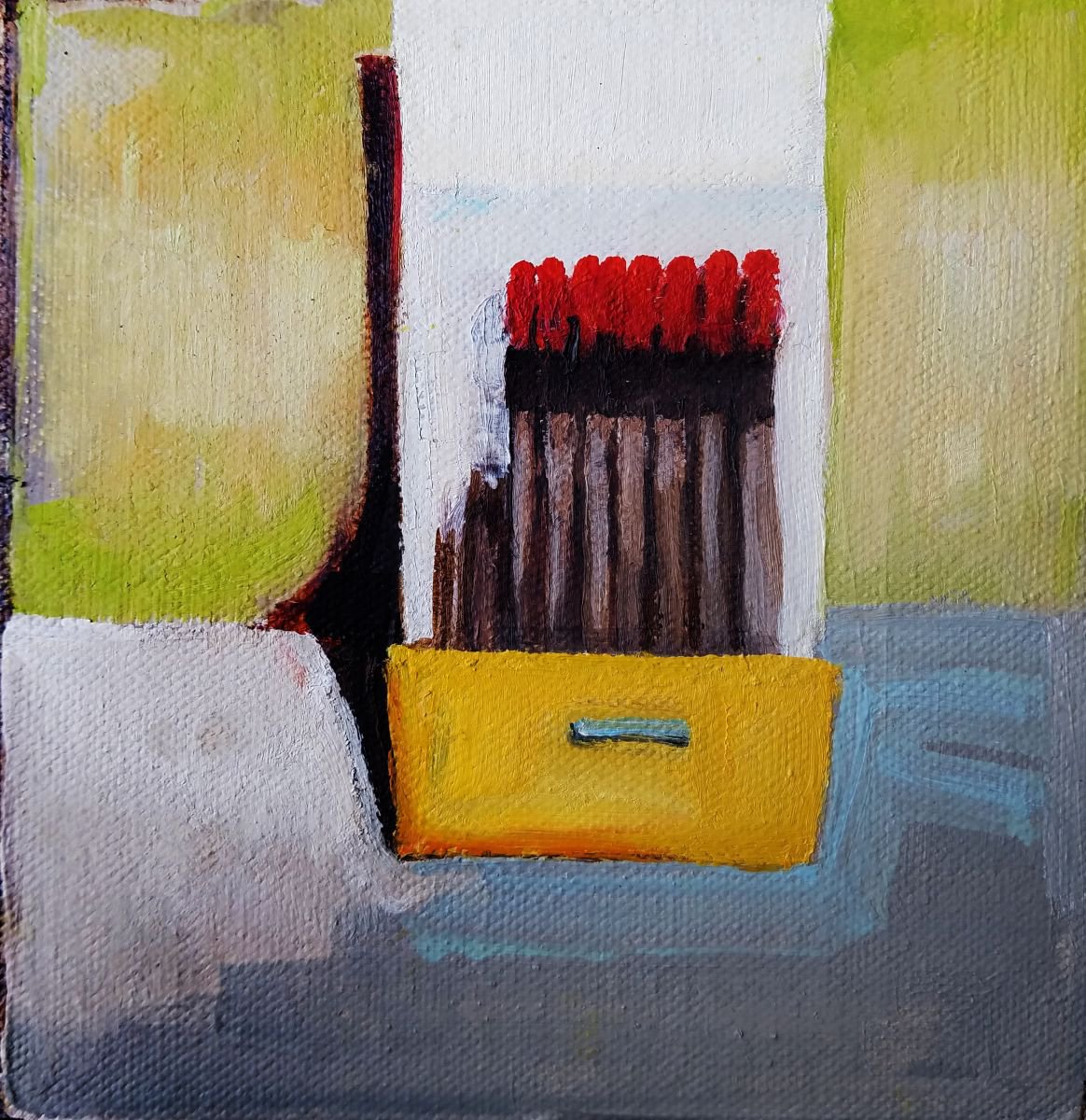 Still Life with Matchbook Oil painting: Shelton Walsmith | Artfinder