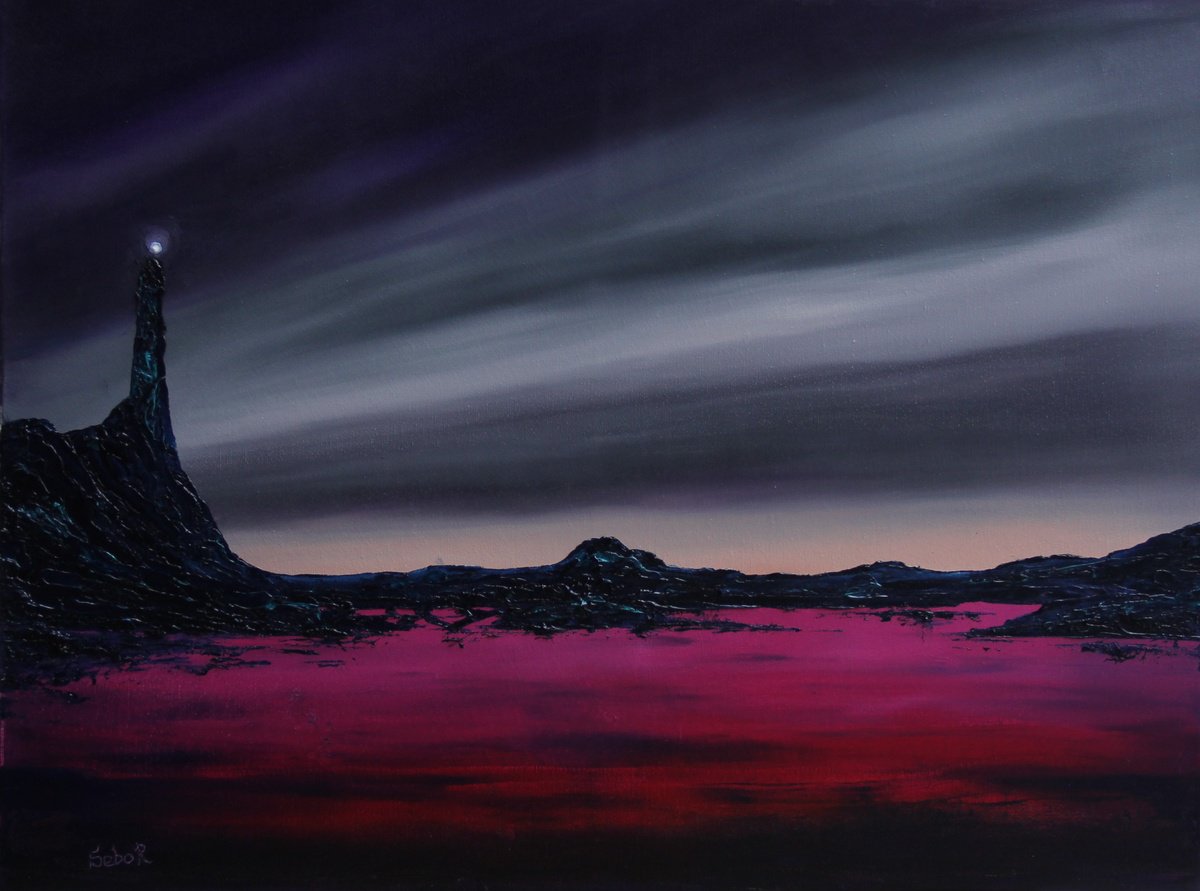 Signpost Oil painting by Serguei Borodouline | Artfinder