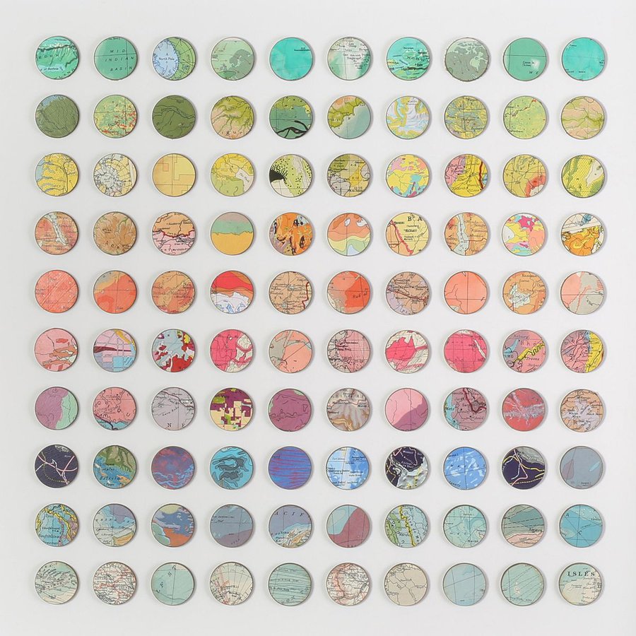 Colour gradient map collage colour study Collage Collage: Amelia Coward ...