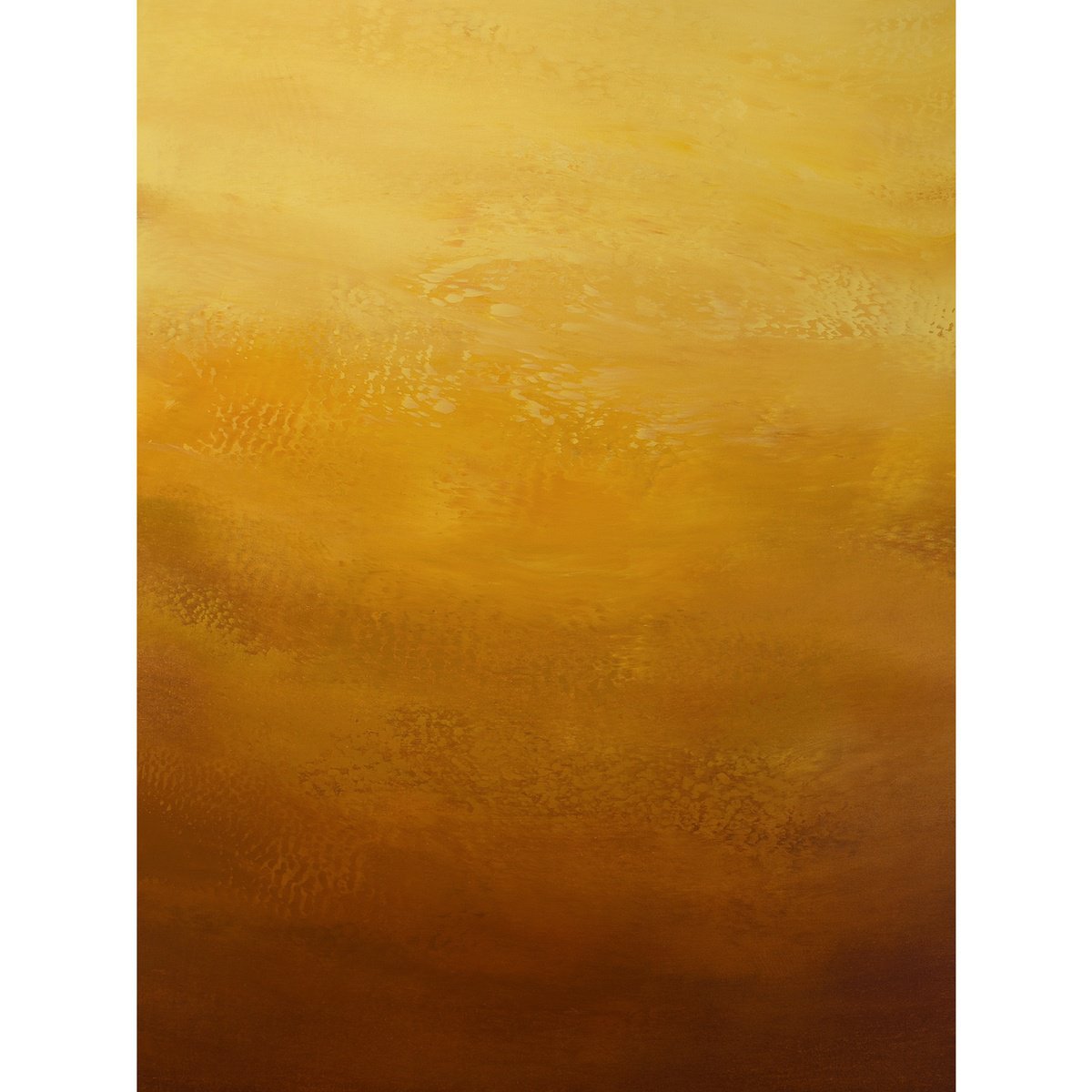 Honey Amber - Color Field Acrylic painting: Suzanne Vaughan