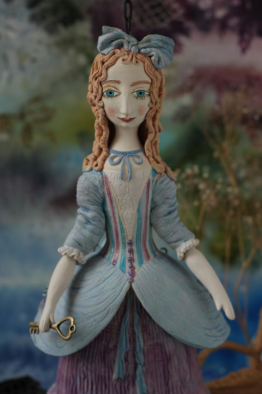 From the Alice in Wonderland. Alice, grown up. Wall sculpture by Elya ...