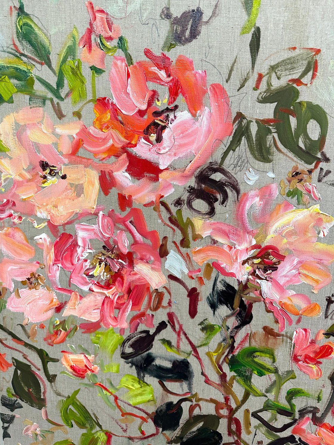 Midsummer rose Oil painting: Lilia Orlova-Holmes | Artfinder