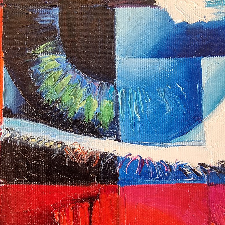Io ti vedo (9) (I see you) Oil painting: Assunta Cassa | Artfinder