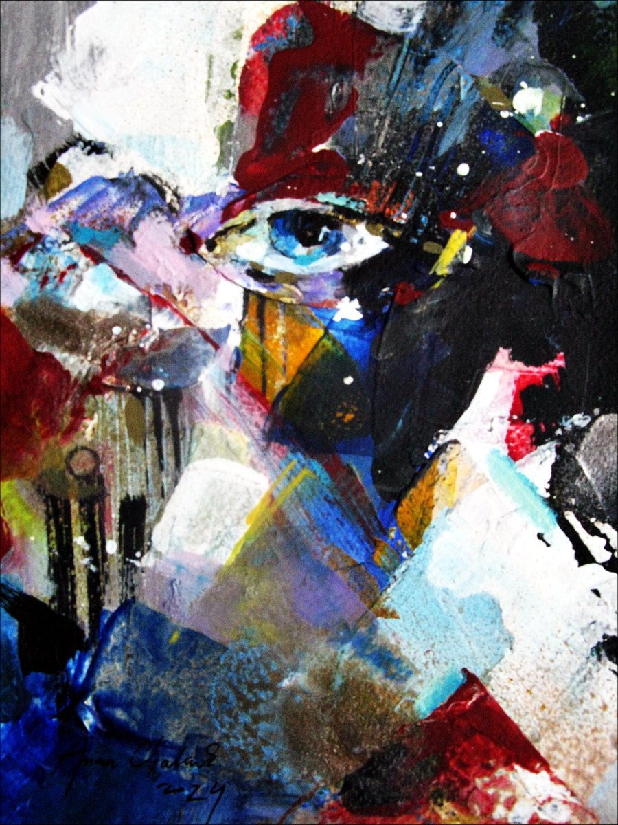 abstract look Acrylic painting by Anna Maria | Artfinder