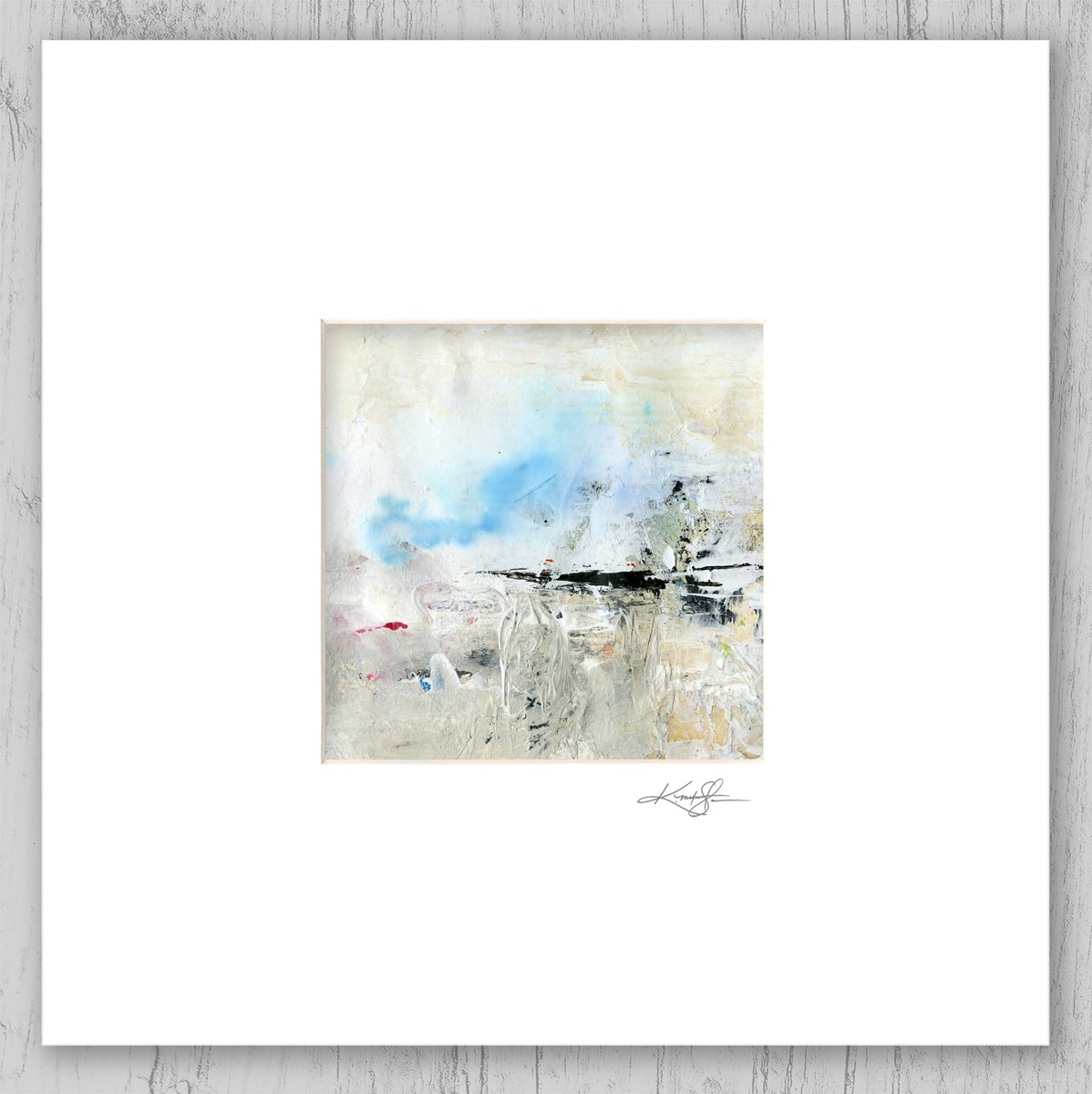 Serenity Walk 76 Mixed-media painting by Kathy Morton Stanion | Artfinder
