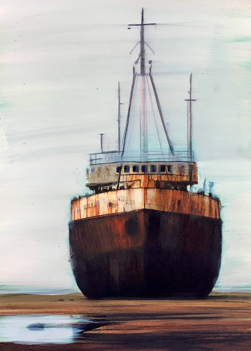 Grounded Retirement Acrylic painting: Siniša Alujević | Artfinder