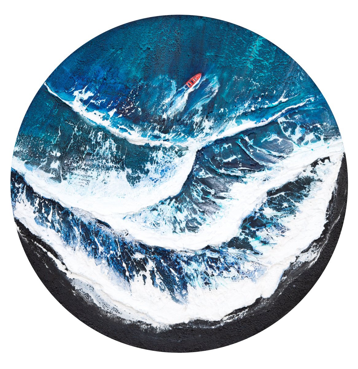 Nordic Waves 2 Mixed-media painting: Milena Gaytandzhieva | Artfinder