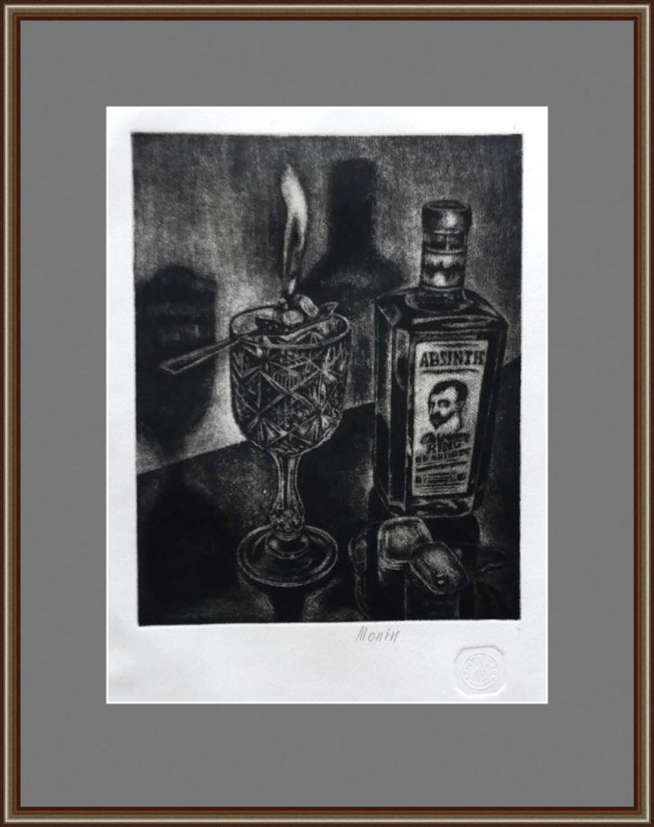 Absinthe Print: Sergei Monin | Artfinder
