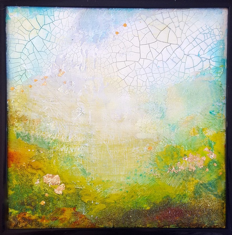 small abstract painting on canvas | Artfinder