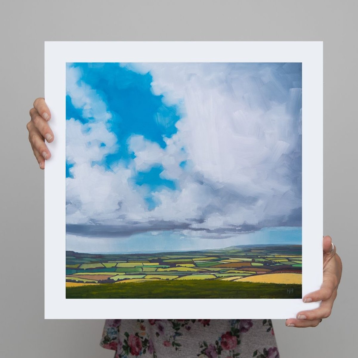 A Sea View - Print Oil painting by Harriet Hue | Artfinder