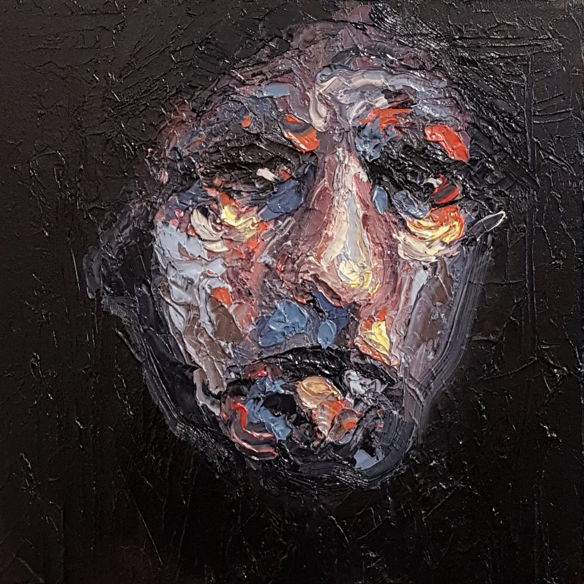 Static Expression Acrylic painting by Carlos Delgado | Artfinder