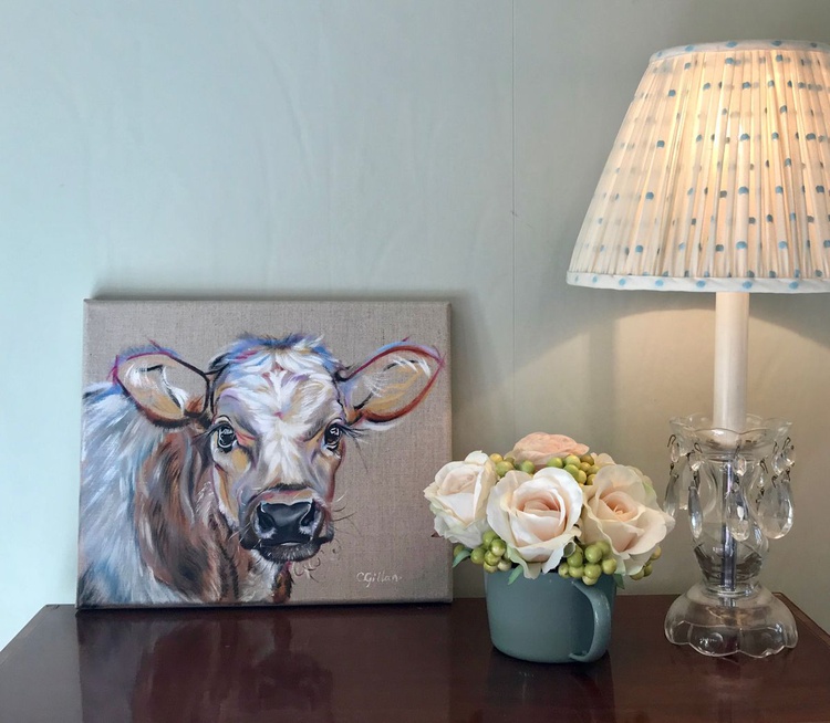 Grace - Cow/calf original oil painting | Artfinder