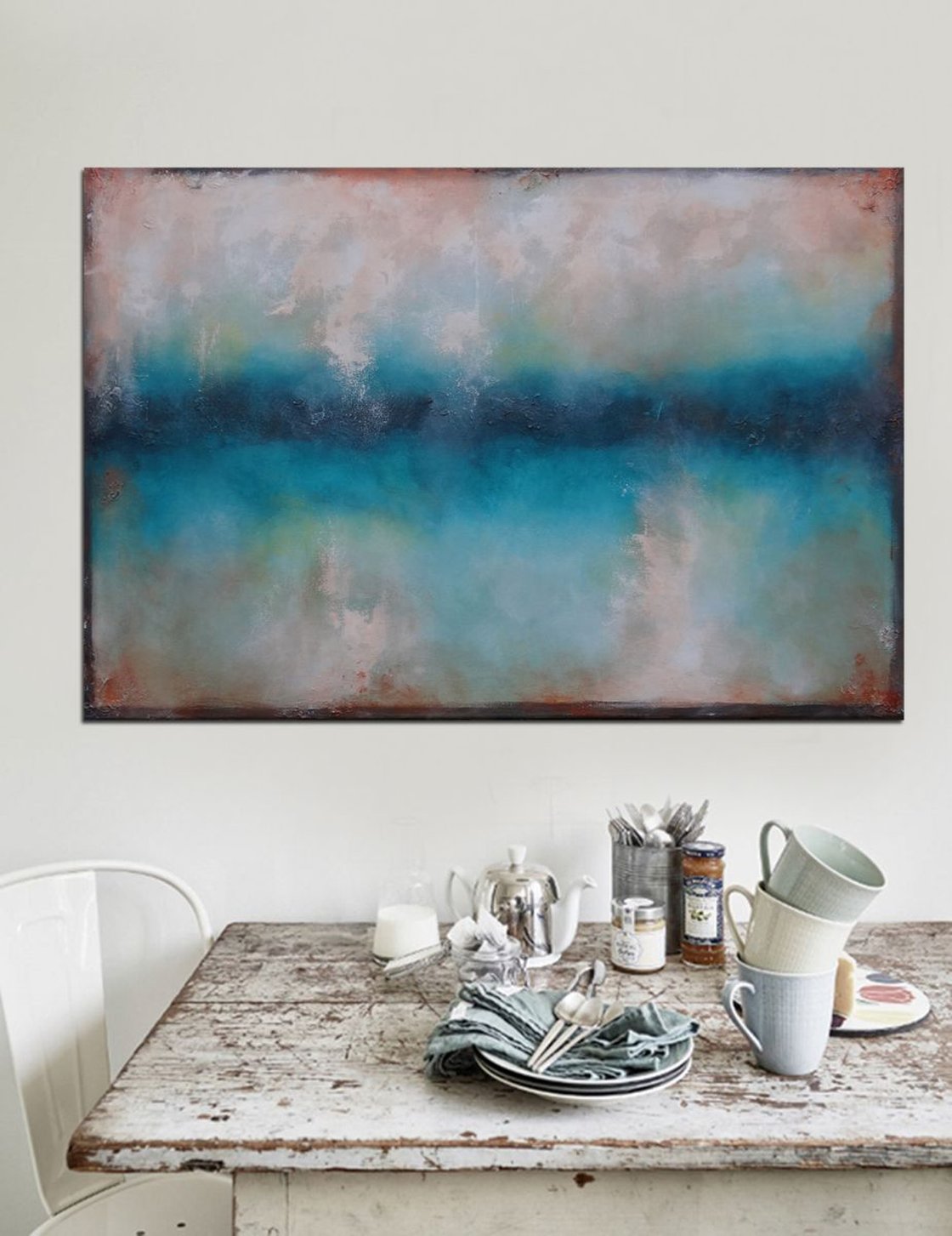 Custom order Francetta (90 x 60 cm) Acrylic painting: Dee Brown | Artfinder