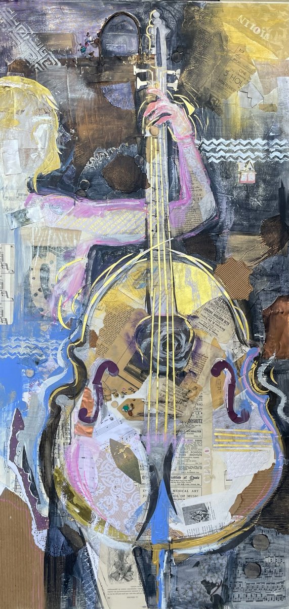 All About the Bass Collage: Eliry Arts | Artfinder