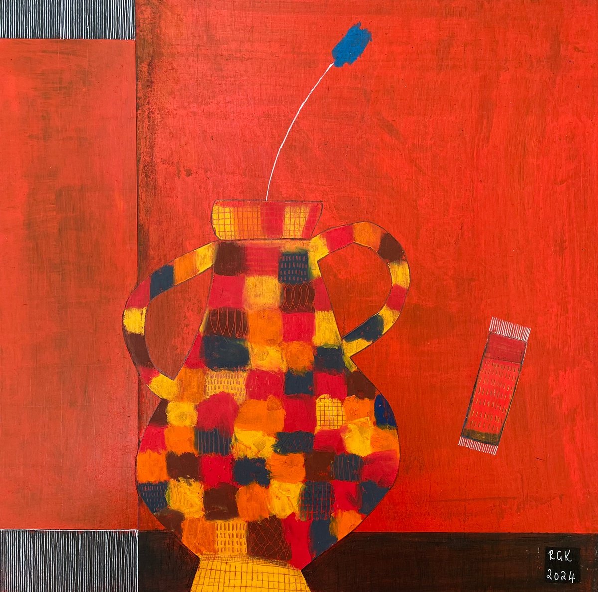 Three Scoops Please Mixed-media painting by Robin Kerr | Artfinder