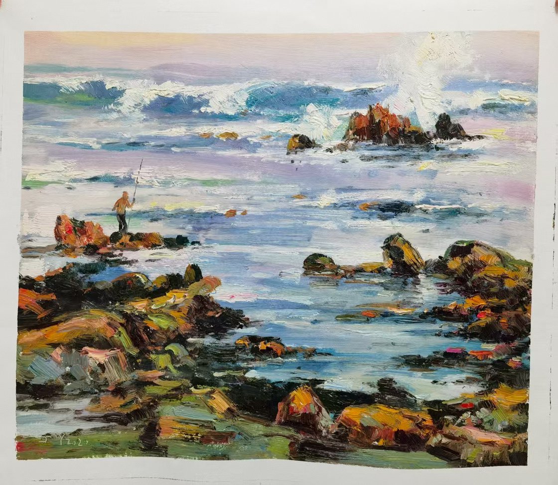 landscape oil painting Oil painting: Julian Yu | Artfinder