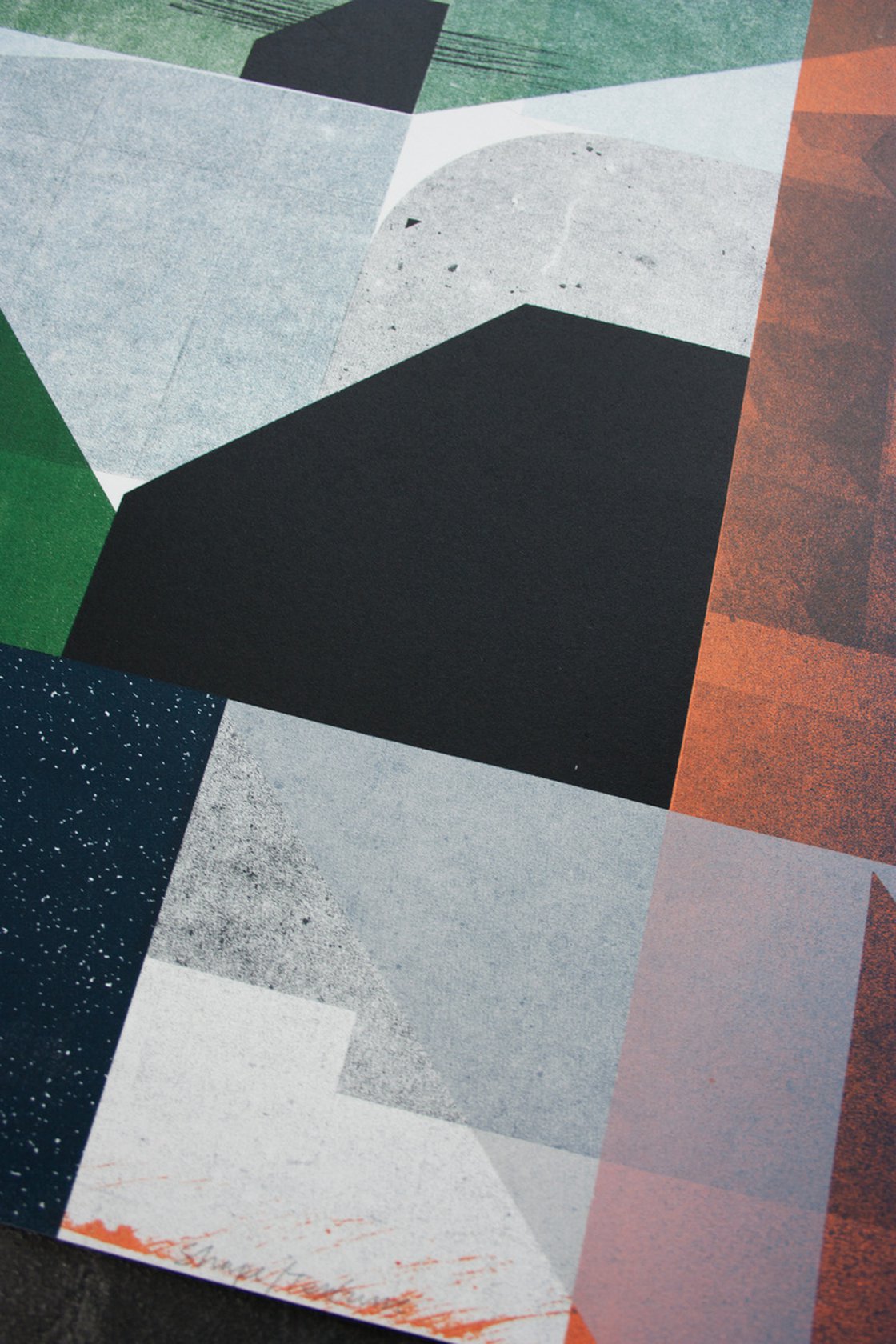 Shape / Texture Screenprint: Angus Vasili | Artfinder