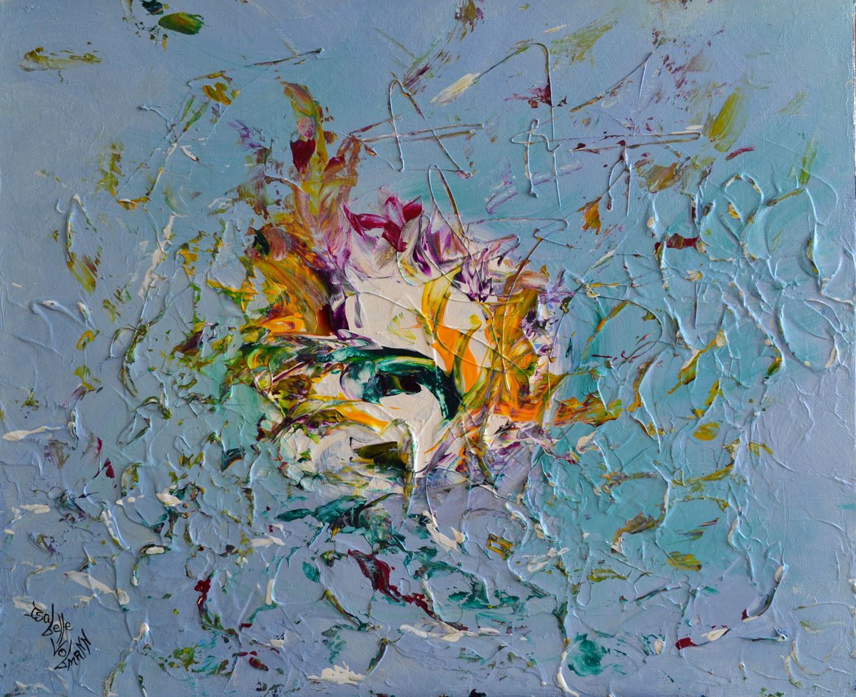 Abstract movements Acrylic painting: Isabelle Vobmann | Artfinder