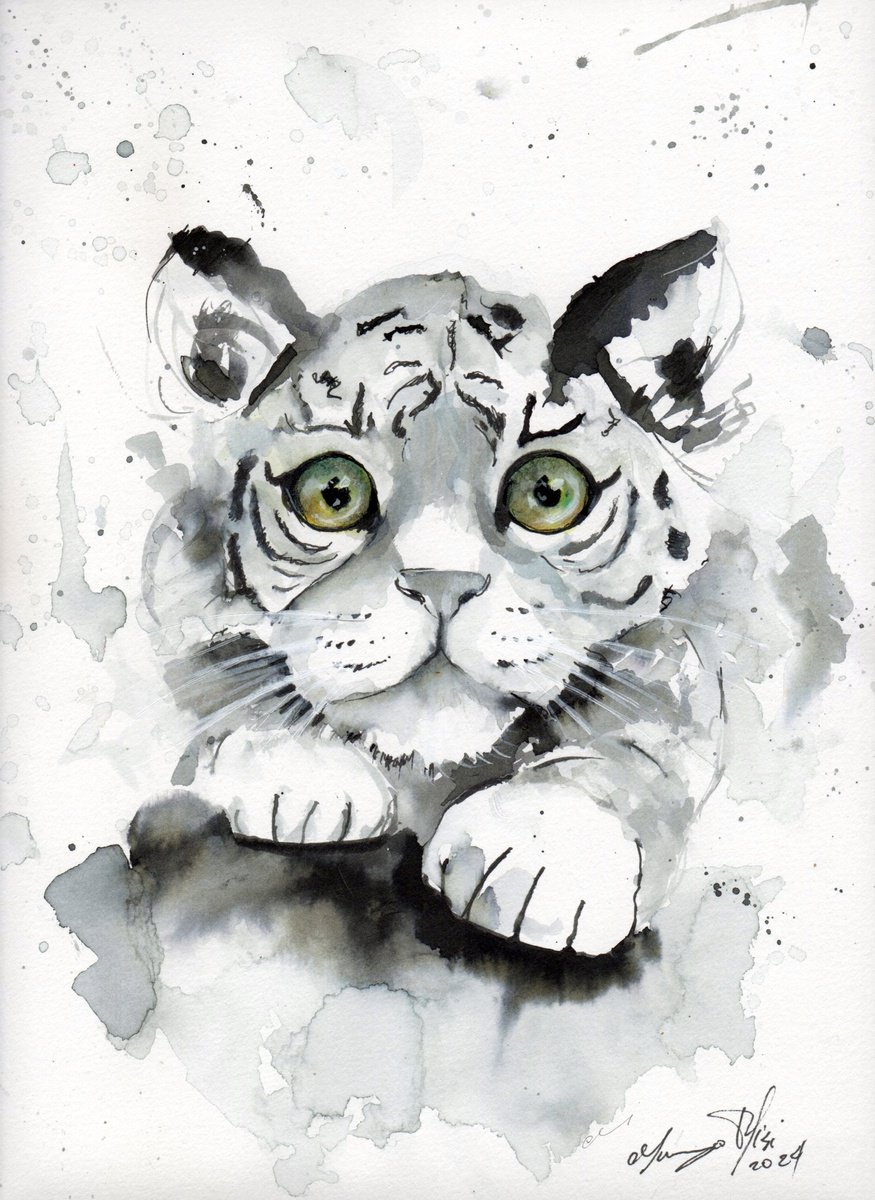 Kid Tiger Ink drawing: Maurizio Puglisi | Artfinder
