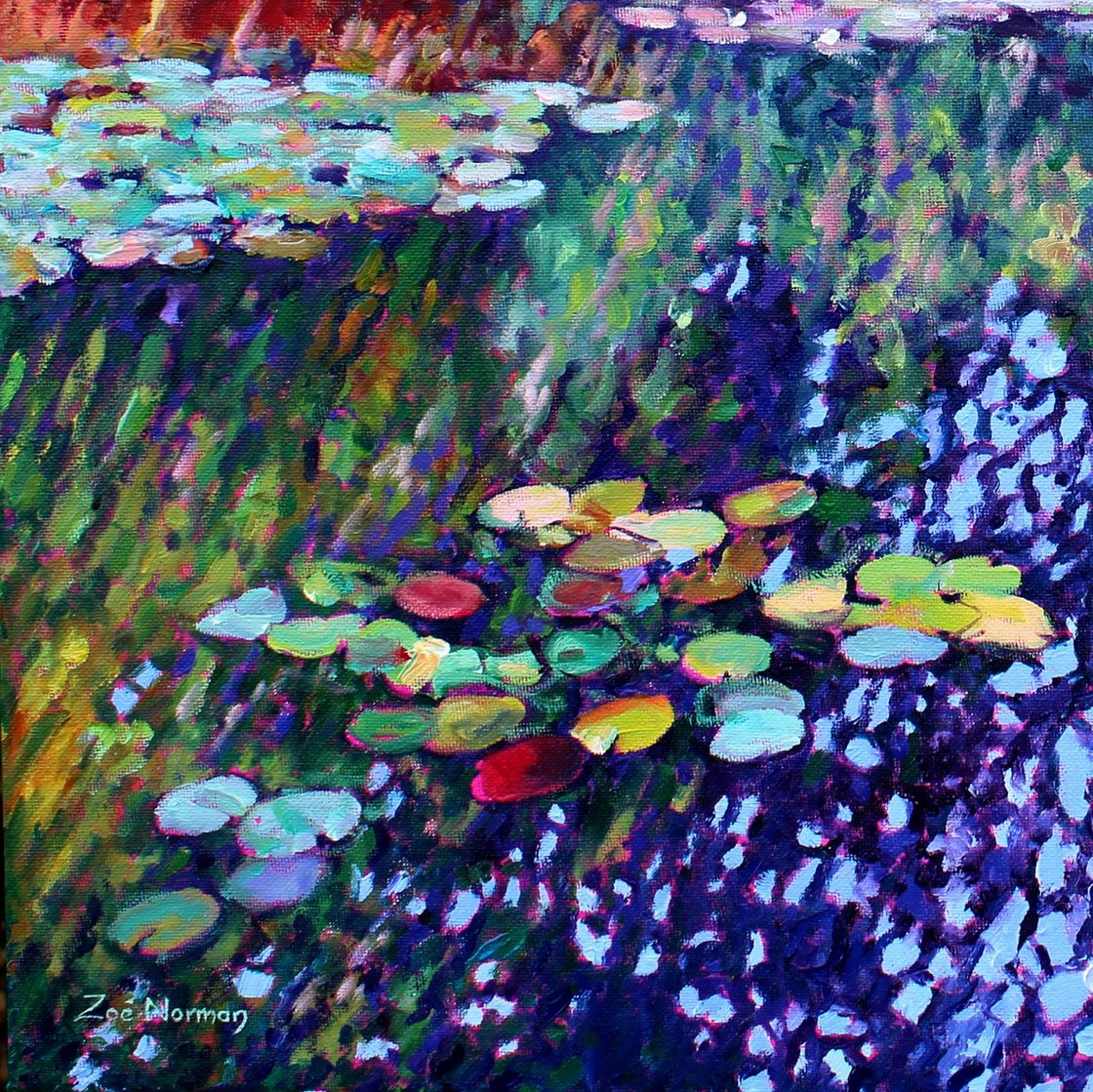 Summer Reflections Oil painting by Zoe Elizabeth Norman | Artfinder