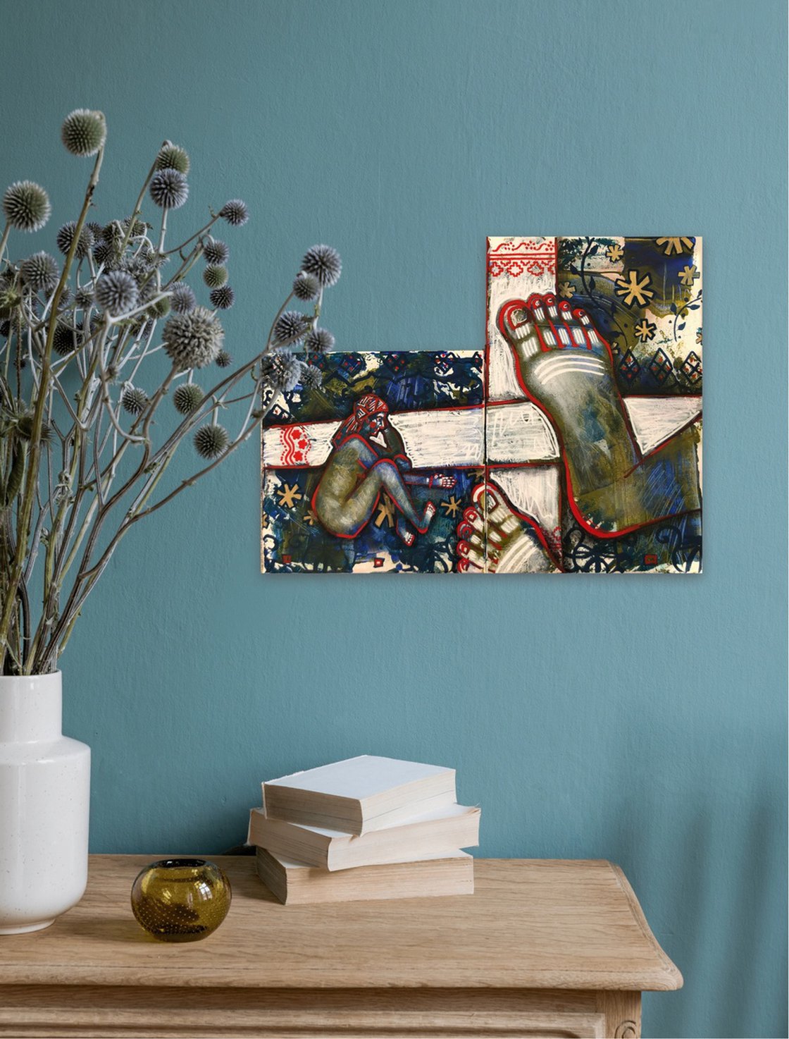 «RETHINKING” contemporary Acrylic painting: Yuliia Chaika | Artfinder