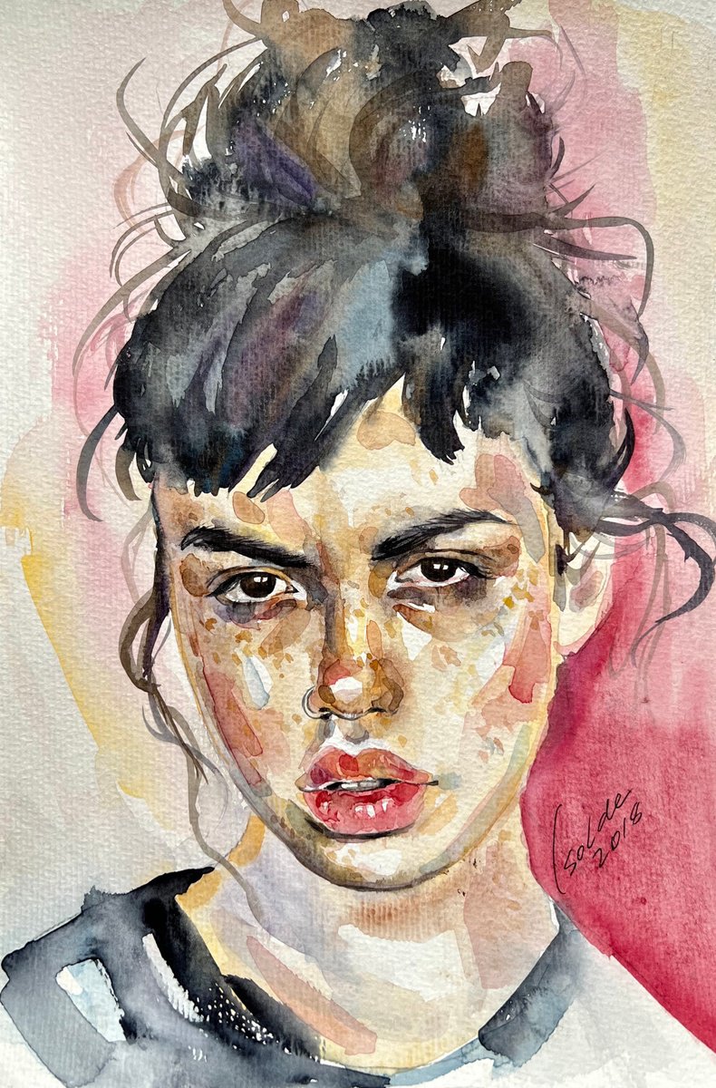"Subpersonality" Watercolour: Isolde Pavlovskaya | Artfinder