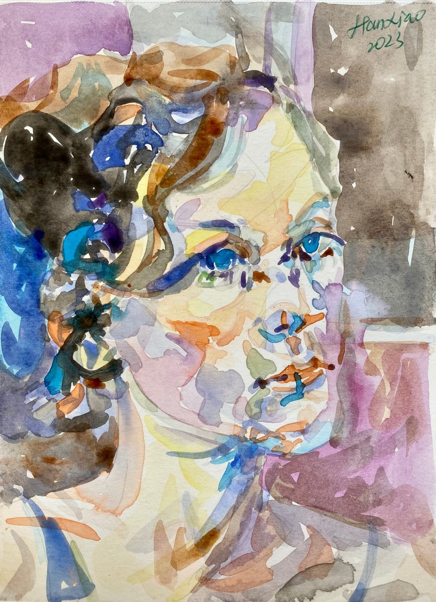 Her presence Ink drawing: HanXiao | Artfinder