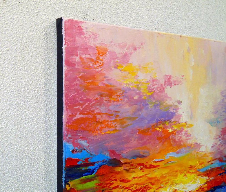 On the edge of a bright abyss Oil painting: Olha Darchuk | Artfinder