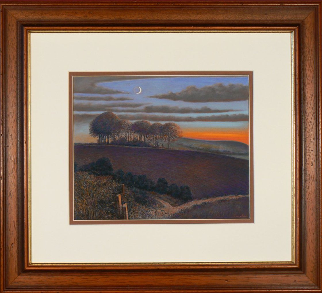 Ridgeway Twilight Painting: Paul Simpkins | Artfinder
