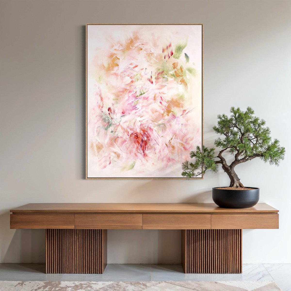 Original Acrylic Painting - Whispered Colour by Paresh Nrshinga FRSA