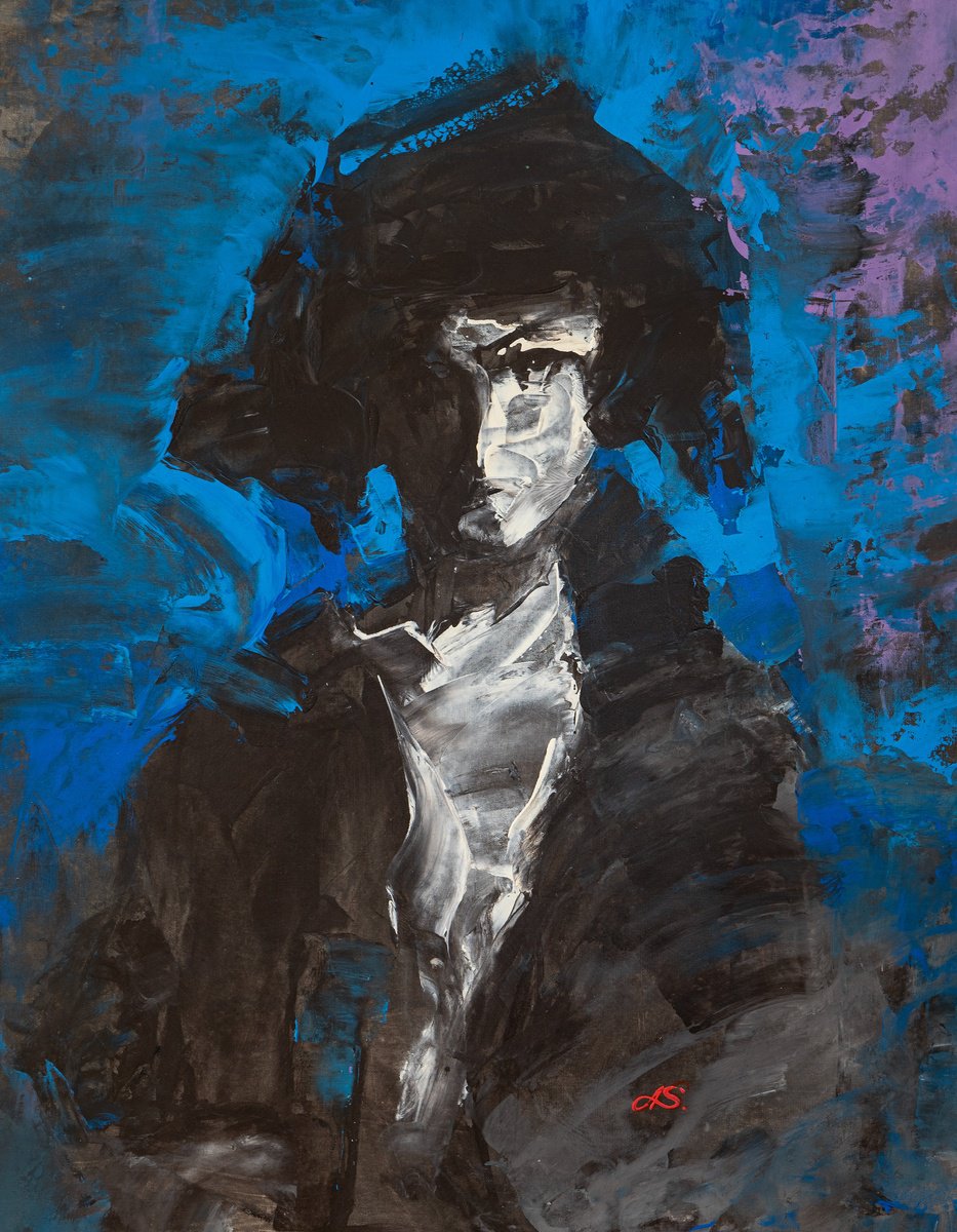 Portrait of a Stranger Acrylic painting: Ashot Sardaryan | Artfinder