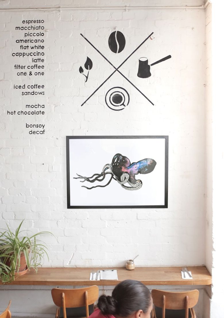 Octopus Cosmic Nervous System Screenprint: Rosco Brittin | Artfinder