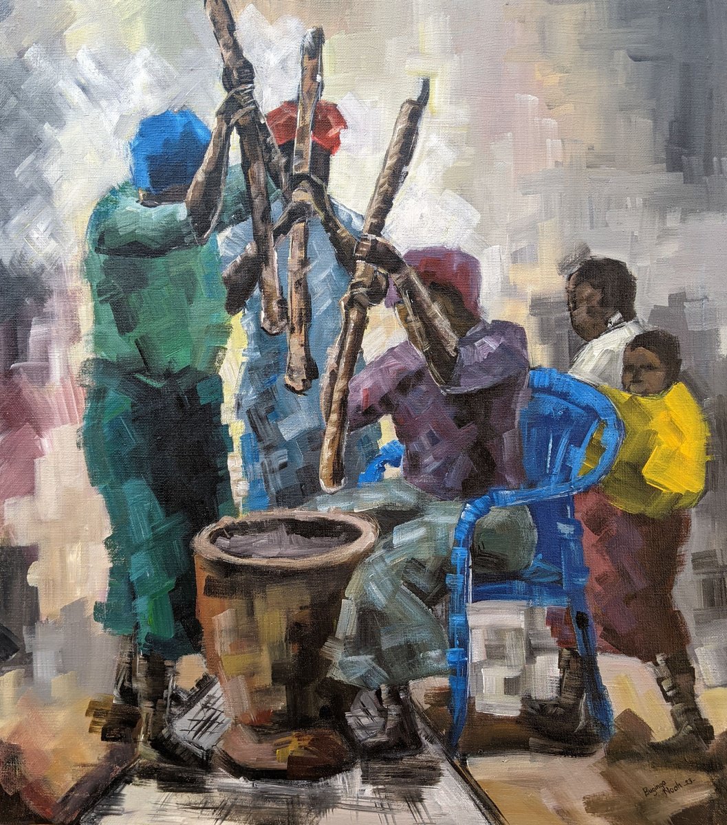 MANUALLY Acrylic painting: BUGINGO Noah | Artfinder