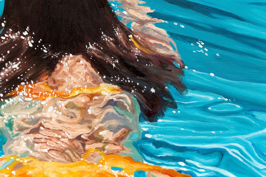 Amphitrite Oil painting: Amy Devlin | Artfinder