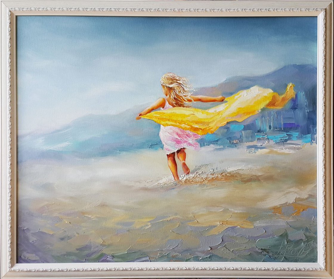 My wings Oil painting by Viktoria Lapteva | Artfinder