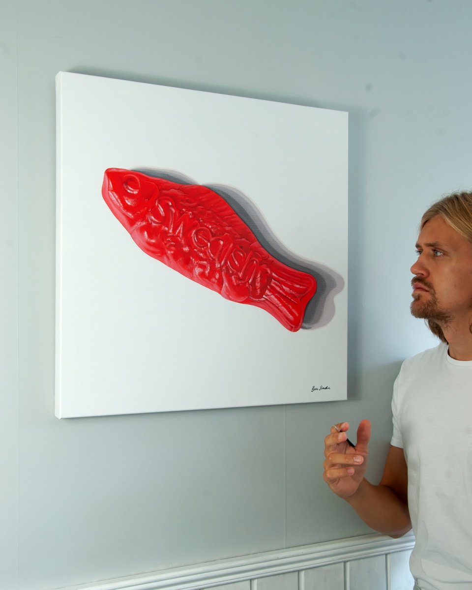 Swedish Fish Acrylic painting by Ben Slade | Artfinder