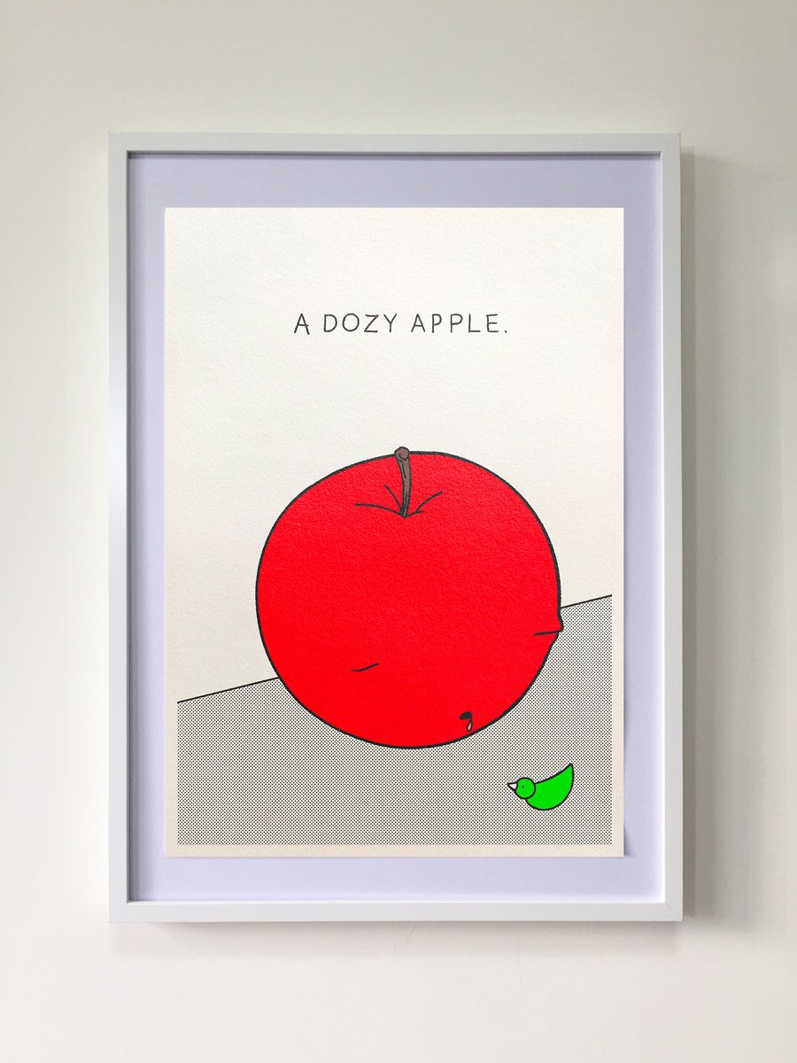 A Dozy Apple Digital Art (Giclée): mr clement | Artfinder