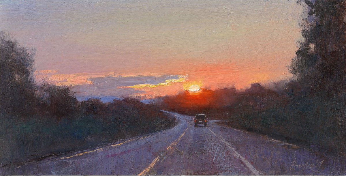 A Goodbye That Burns Oil painting: Ayna Paisley | Artfinder