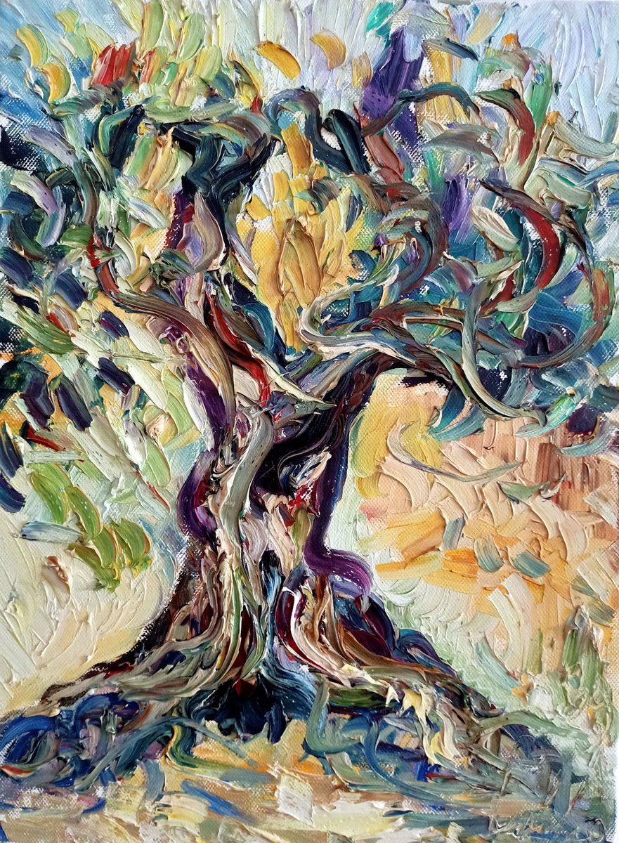 Ulivo e Sole Oil painting: Antonino Puliafico | Artfinder