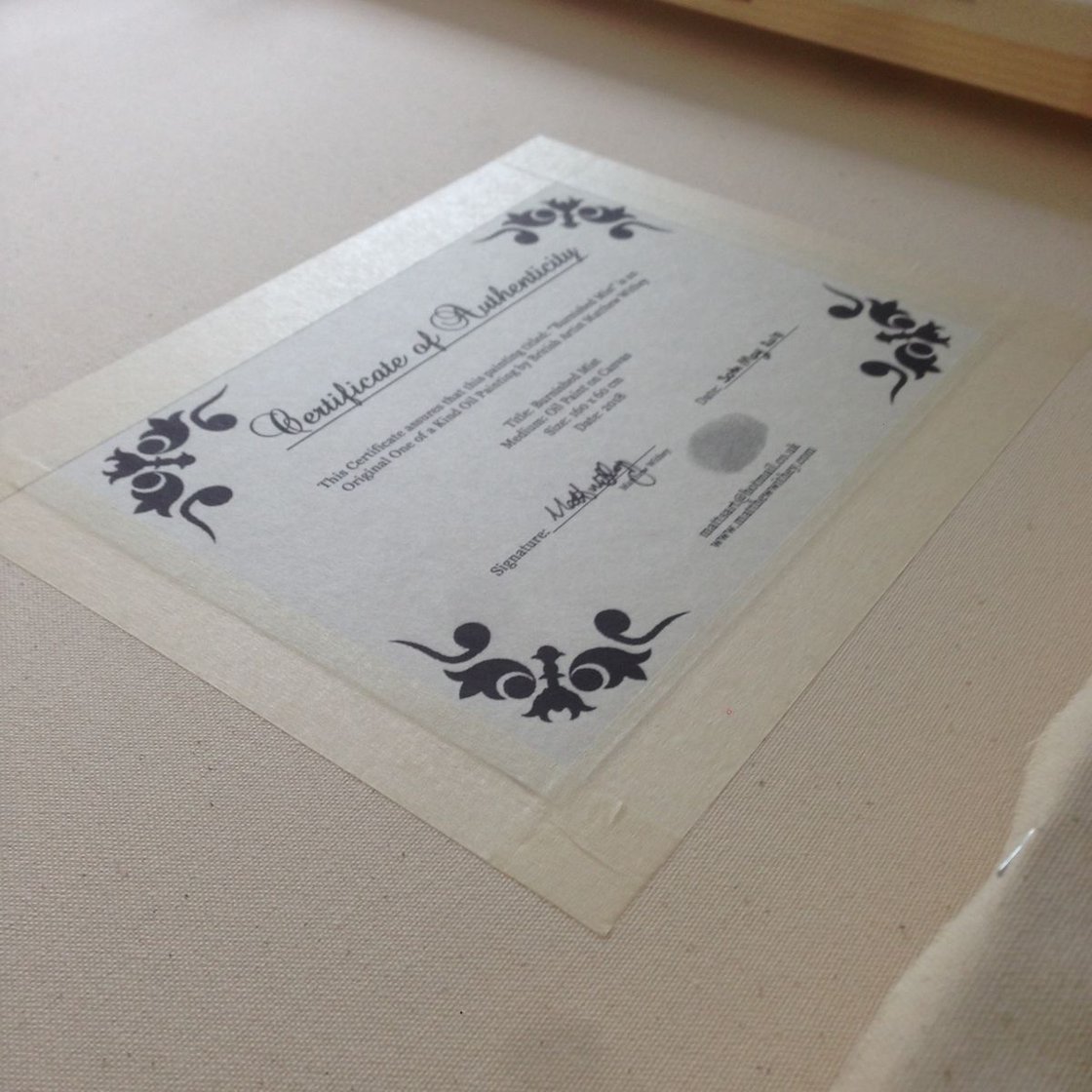 Landscape abstract - Winter on the Lake Oil painting: Matthew Withey ...