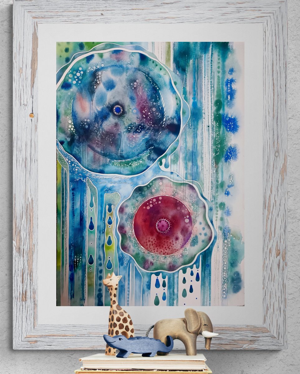 Bollefiori 5 Watercolour: Ilaria Finetti | Artfinder